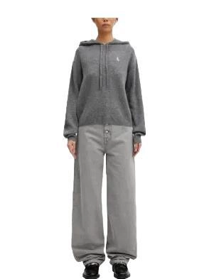 SPORTY  RICH Sporty & Rich Hooded Sweater - No