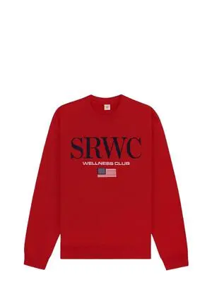 SPORTY  RICH Sporty & Rich Embroidered Crewneck Sweatshirt - No