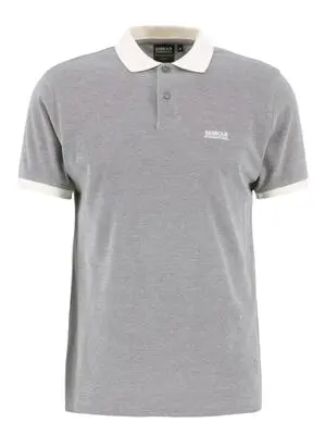 Barbour Logo Embroidered Polo Shirt - Gray
