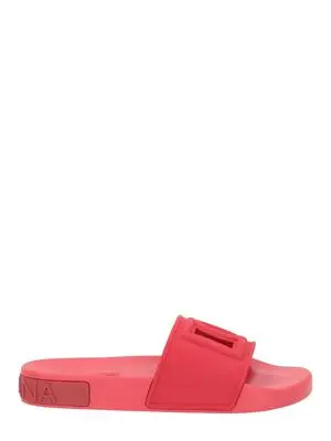 Dolce & Gabbana Rubber Pool Slides - Red