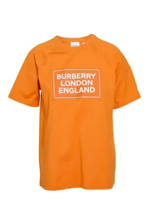Burberry Burberry Printed T-shirt Orange