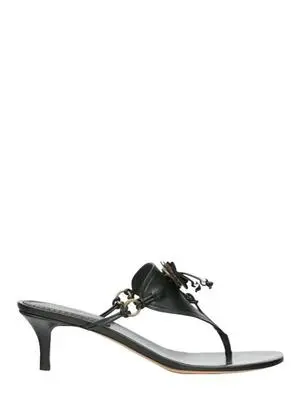 Isabel Marant Étoile Embellished Leather Sandals - Black