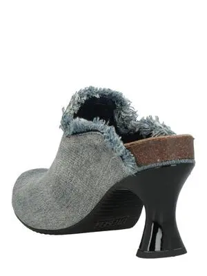 DIESEL® Cowboy Mules With High Heel - Blue