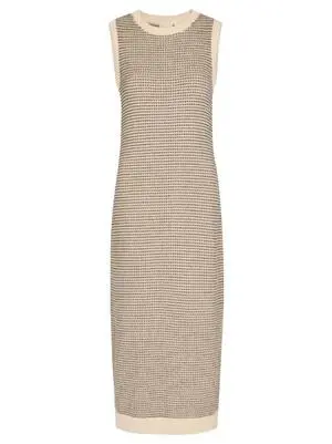 VARLEY Varley Sadia Patterned Sleeveless Midi Dress