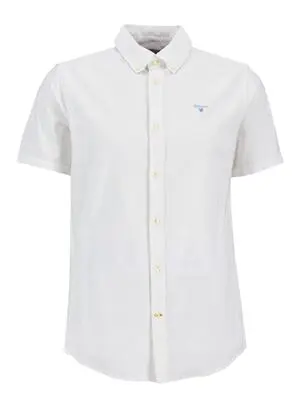 Barbour Logo Short-sleeved Shirt - White