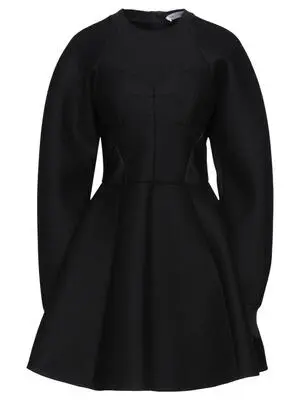 Dolce & Gabbana Long Sleeve Zippered Dress - Black
