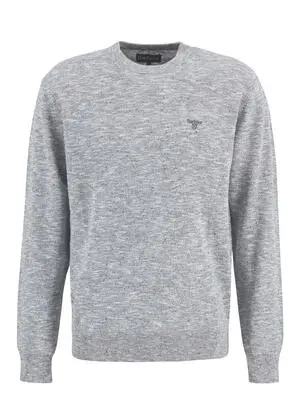 Barbour Barbour Flaxby Crew Neck Sweater Gray