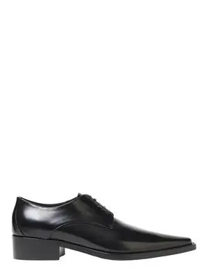 Dolce & Gabbana Leather Lace-up Shoes - Black
