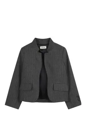 Zadig&Voltaire Pinstripe-print Blazer - Black