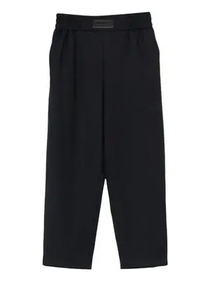 Balmain Elasticated-waistband Trousers - Black
