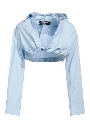 Jacquemus Classic Collar Plain Shirt - Blue