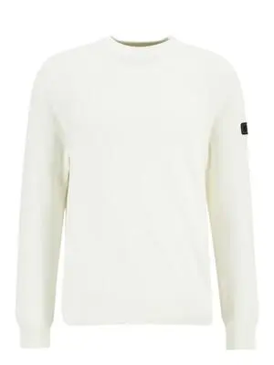Barbour Monmouth Crew Neck Jumper - White