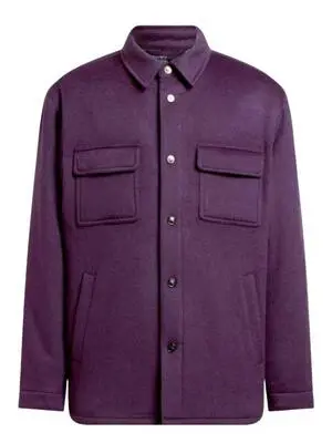 Etro Cashmere Overshirt - Purple