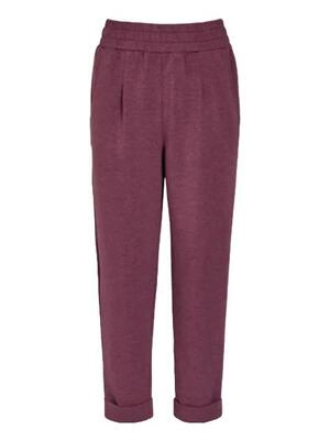 Varley Pleated Marl Trousers - Red