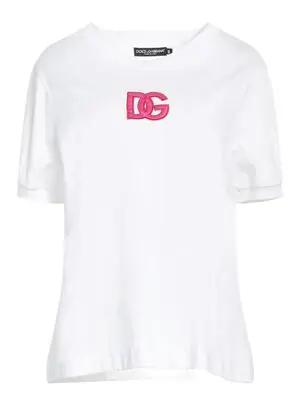 Dolce & Gabbana Appliqué Jersey T-shirt - White