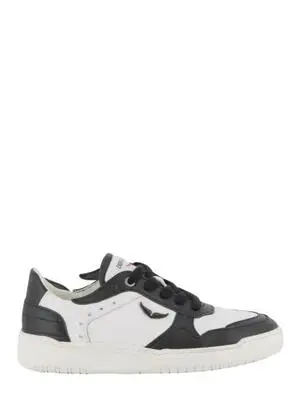 Zadig&Voltaire Wings Contrast-panel Sneakers - White