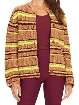 The Upside Benedetta Striped Cardigan - Stripes