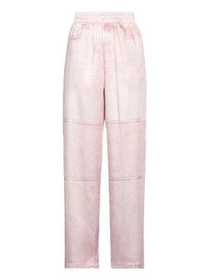 DIESEL® Solid Satin Wide Leg Pants - Pink