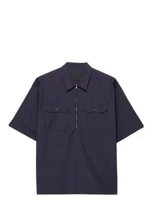 Prada Short-sleeved Cotton Shirt - Blue