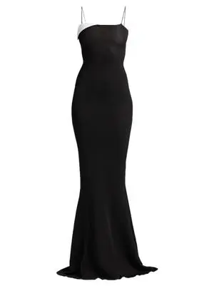 Jacquemus Sleeveless Knit Maxi Dress - Black
