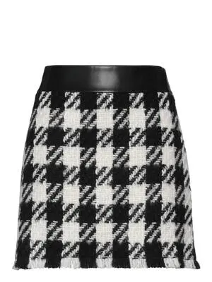 Dolce & Gabbana Plaid Midi Skirt - Black