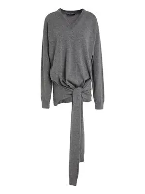 Dolce & Gabbana Lightweight Cashmere V-neck Sweater - Grey