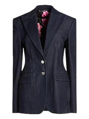 Dolce & Gabbana Single-breasted Denim Blazer - Blue