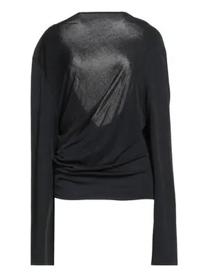 Jacquemus Long Sleeve Boat Neck Top - Black