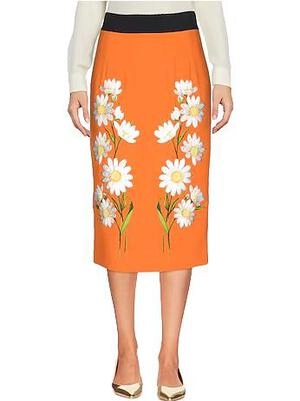 DOLCE & GABBANA Dolce & Gabbana Embroidered Crepe Skirt