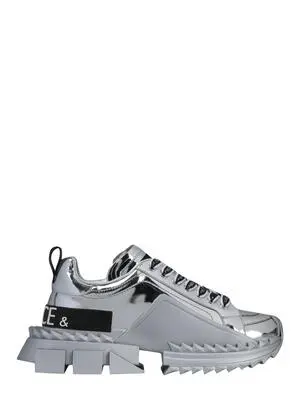 Dolce & Gabbana Chunky Sole Lace-up Sneakers - Gray