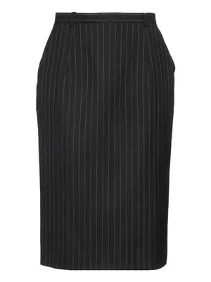 DOLCE & GABBANA Dolce & Gabbana Striped Midi Skirt