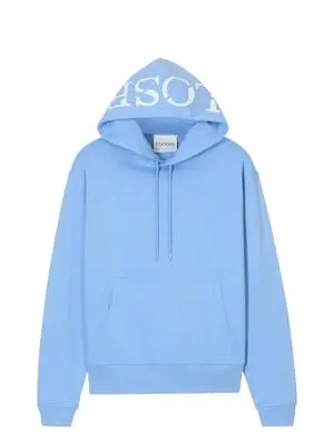 Closed Logo Printed Hoodie - Blue