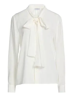 BURBERRY Burberry Silk Crepe Bow Blouse
