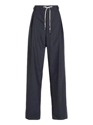 MAISON MARGIELA Maison Margiela Pinstriped Wide-Leg Trousers