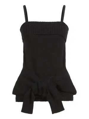 DOLCE & GABBANA Dolce & Gabbana Sleeveless Square Neck Knit Top
