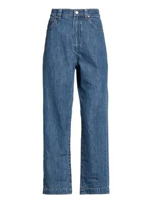 Max Mara Straight Leg Denim Trousers - Blue Blue
