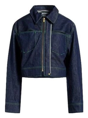 Jacquemus Dark Wash Denim Jacket - Blue