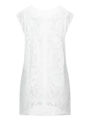 Dolce & Gabbana Lace Sleeveless Top - White