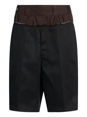 MAISON MARGIELA Maison Margiela Two-Tone Gabardine Bermuda Shorts