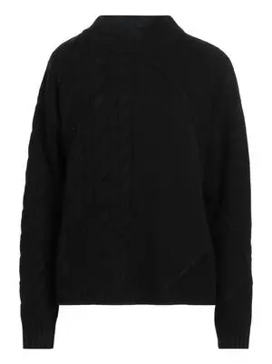 MAX MARA Max Mara Mock Neck Cable-Knit Pullover Sweater