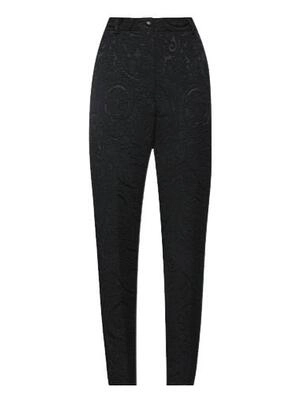 Dolce & Gabbana Paisley Print Jacquard Trousers - Black