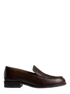 KHAITE Khaite Miles Leather Loafers