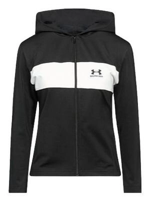 Balenciaga Two-tone Jersey Hooded Track Jacket - Black