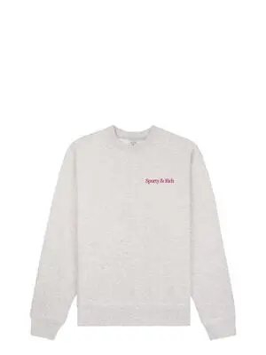SPORTY  RICH Ny Motion Crew-neck Sweatshirt - No