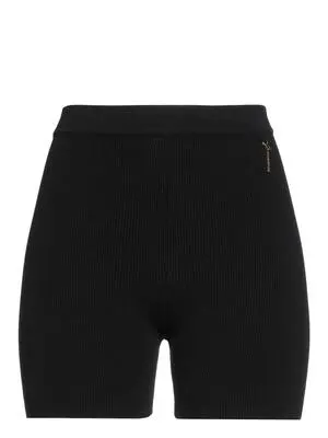 Jacquemus Ribbed Knit Shorts - Black