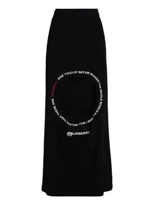BURBERRY Burberry Printed Full Flare Skirt