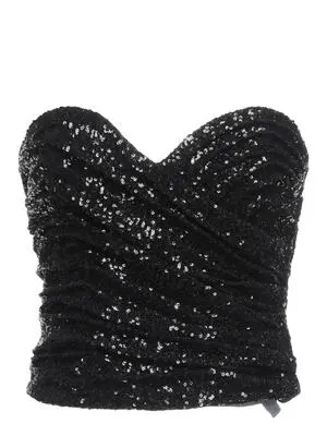 SAINT LAURENT Saint Laurent Sleeveless Tulle Top