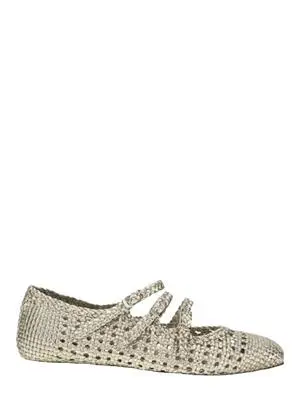 CAREL Woven Ballet Flats - Nude