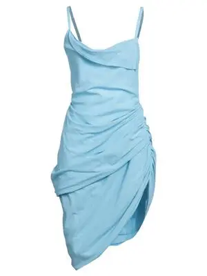 Jacquemus Sleeveless Gathered Dress - Blue