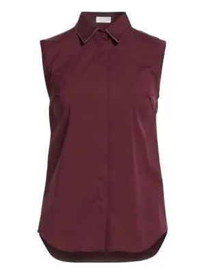 Brunello Cucinelli Brunello Cucinelli Sleeveless Shirt Red